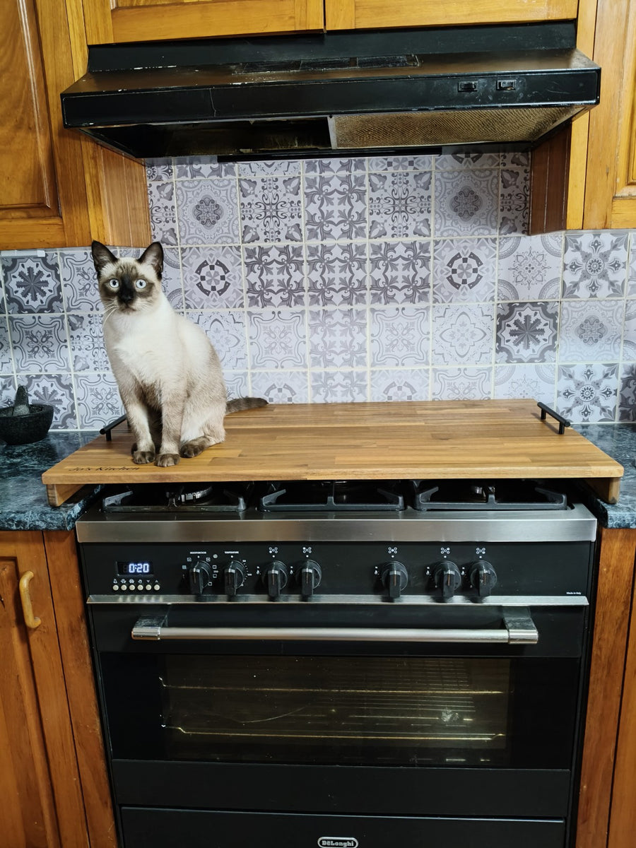 Stove Top Cover with Handles 600mm x 400mm x 70mm Risers Flat Pack ...